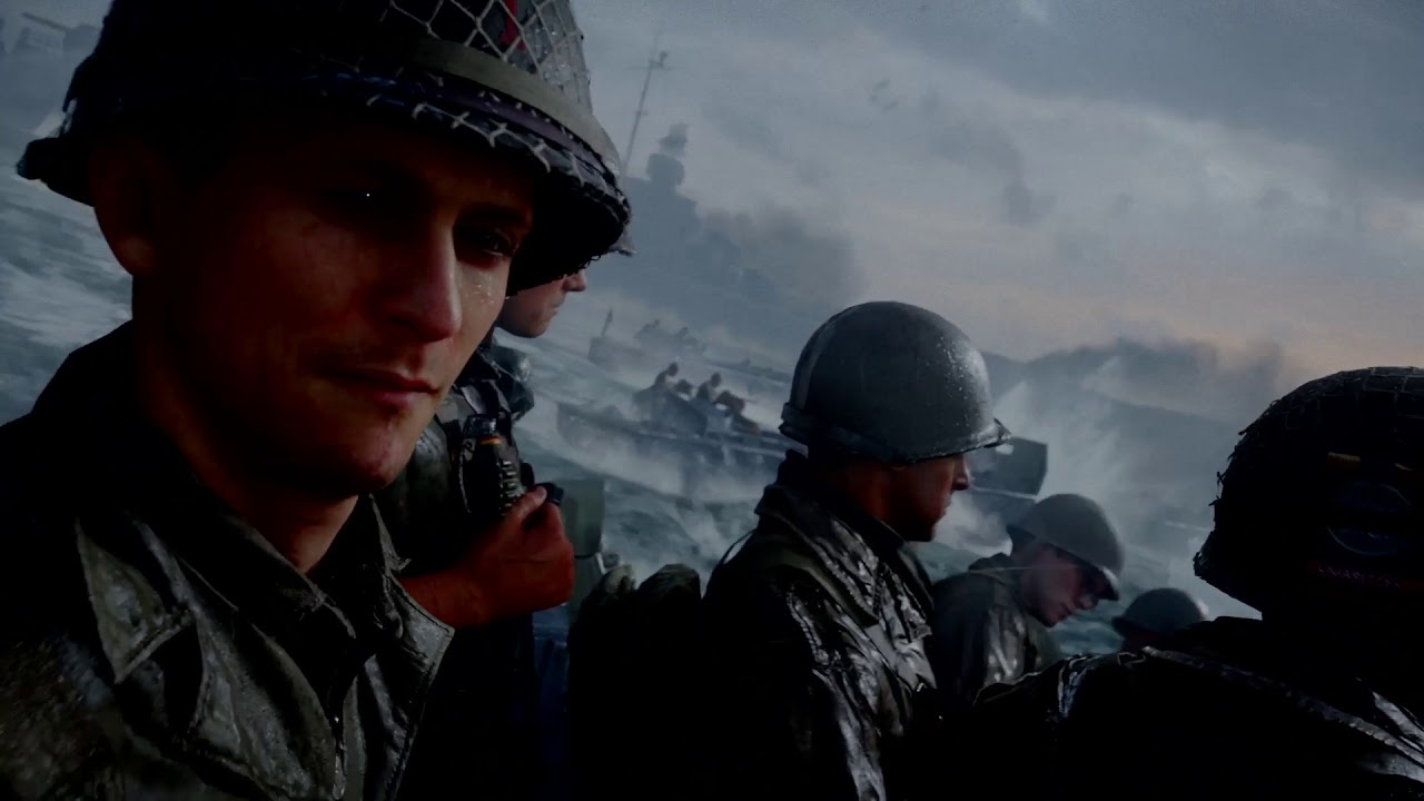 Call Of Duty WW2:D-Day Walkthroug(1st camp mission)VETERAN difficulty ...