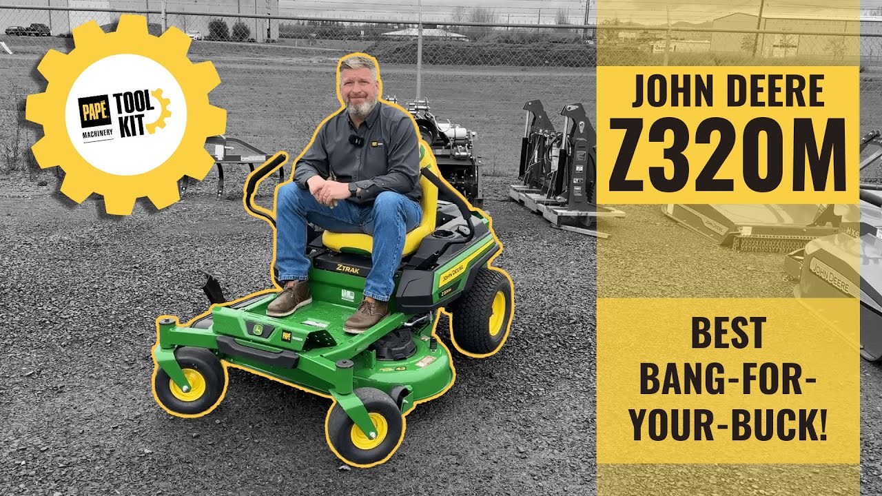 John Deere Z320M Zero-Turn Review (Z300 Series) 42" Accel Deep Deck ...