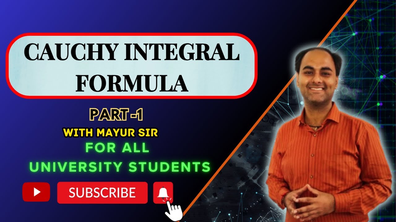 Cauchy Integral Formula Part 1 with Mayur Gohil #maths #education #livestream - YouTube