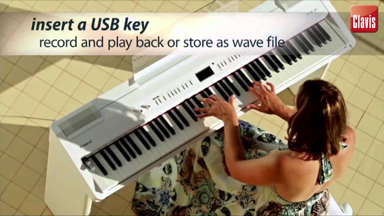 Roland FP 7F Digitale piano - YouTube