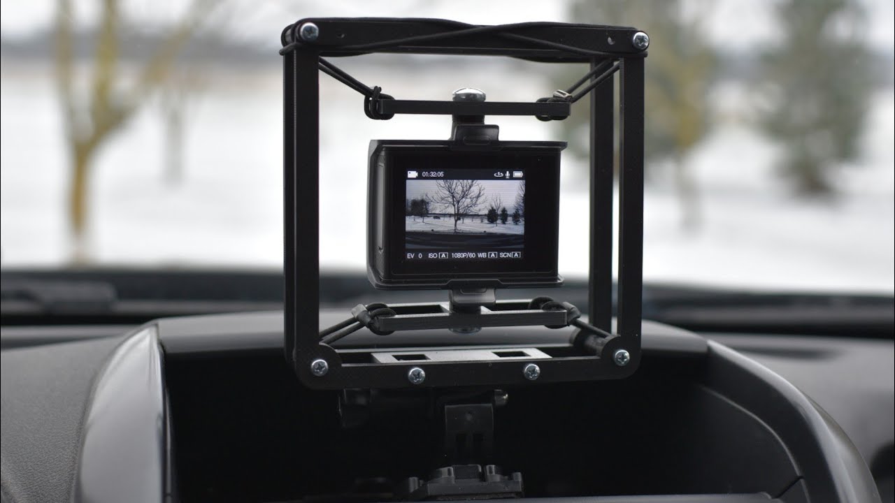 Action camera Stabilizer and Shock mount - YouTube