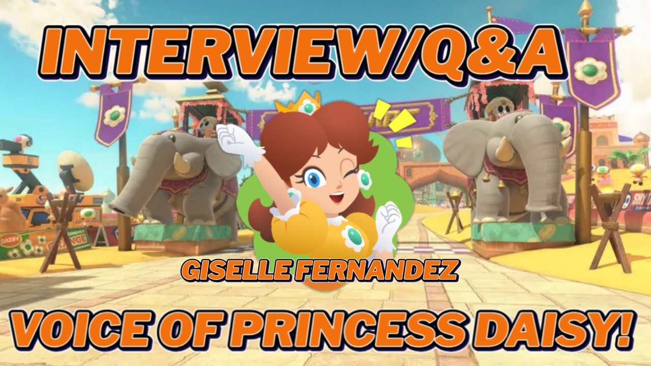 Interview/Q&A with the Voice of Princess Daisy! (Giselle Fernandez) 🌼🌼🌼 ...