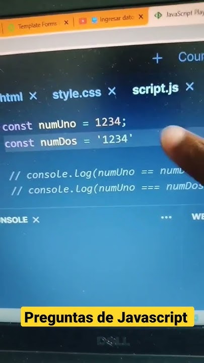 🤔 Que diferencia hay entre el doble igual y el triple igual? - YouTube