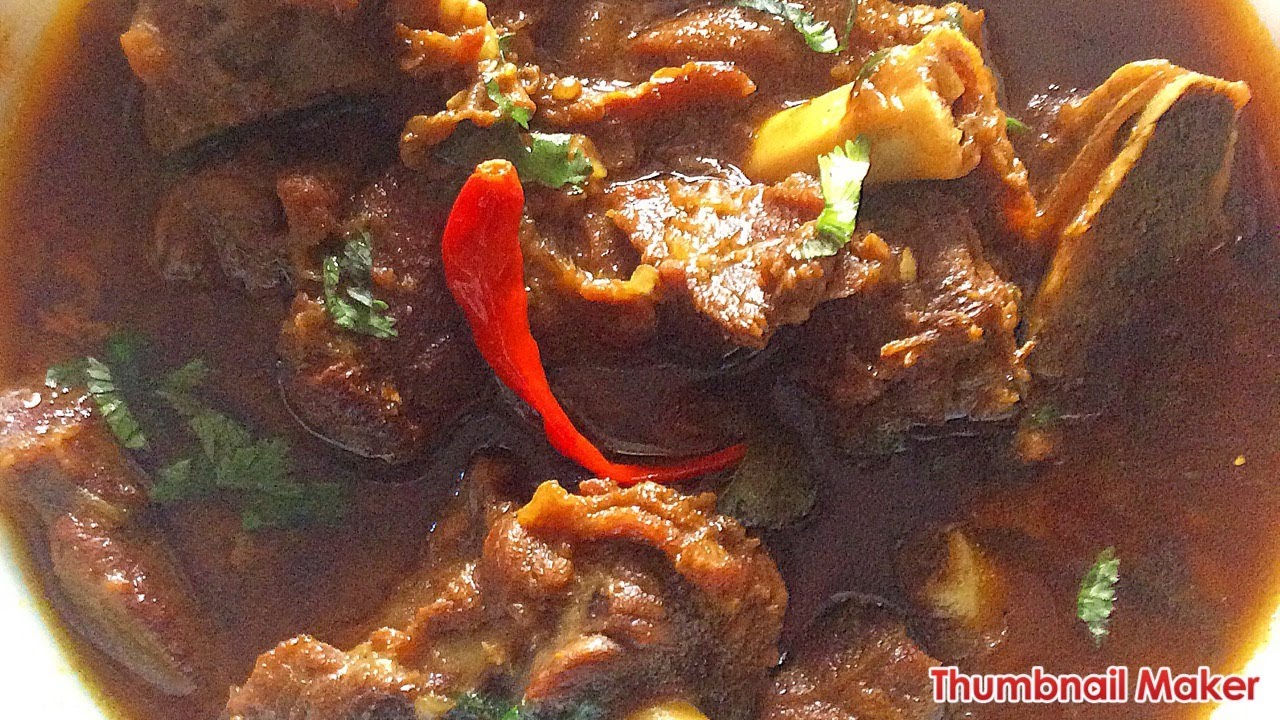 Easy Indian Style Mutton curry recipe.How to make Meat Masala - YouTube