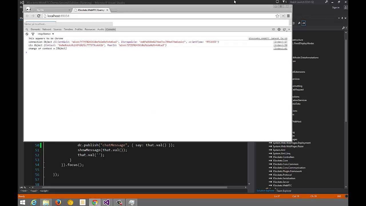 Build a simple WebRTC Chat + Video Conference in 30 mins using XSockets.NET (Take two) - YouTube