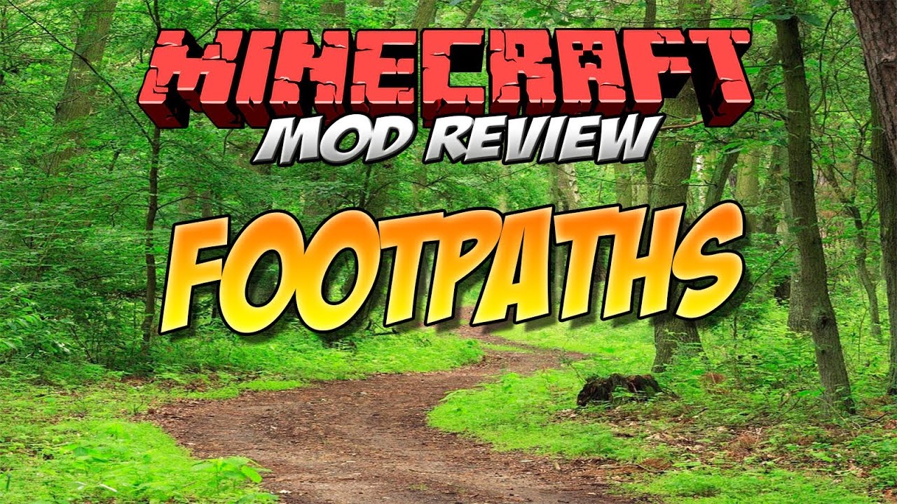 FOOTPATHS MOD - Caminos en Minecraft [Forge][1.7.2/1.7.10] - YouTube
