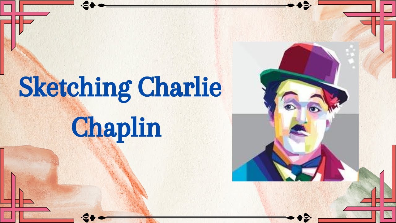 Charlie Chaplin Drawing With Pencil | How to Draw - YouTube