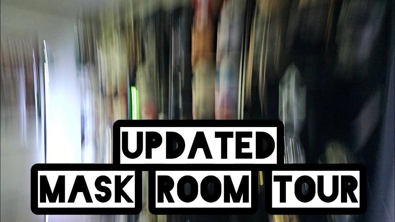 UPDATED MASK ROOM #Masks #MaskCollection #MaskRoomTour - YouTube
