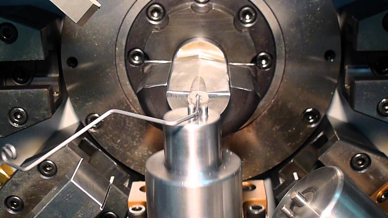 CNC-635RWS Spring Forming With Spinner - YouTube