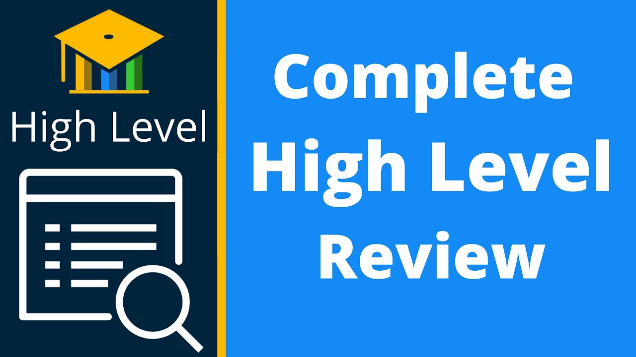 High Level - Go High Level Review - YouTube
