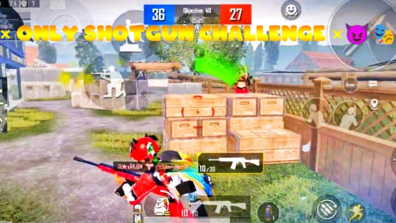 ONLY SHOTGUN CHALLENGE 🥵🎭|FakeScout| IQOO Z3,Z5,Z6,Z6 LITE,Z6PRO| BGMI | (DAY-10) - YouTube