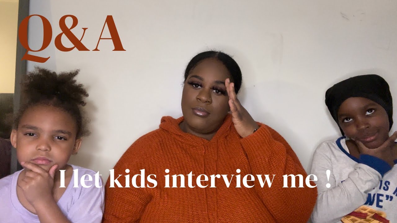 Being interviewed by kids is insane ! (They get deep) - YouTube