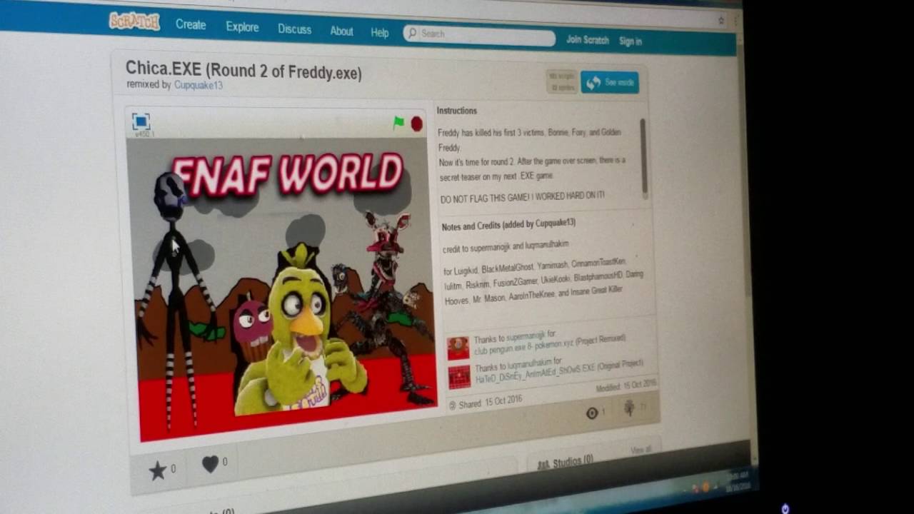 Chica.EXE | Chica Finally Has A Creepypasta!! - YouTube