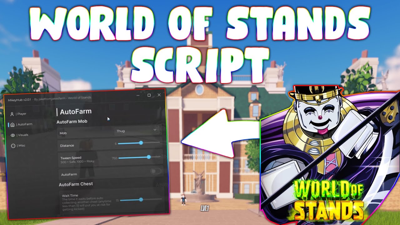 *NEW* World of Stands Script (PASTEBIN 2024) (AUTOFARM, KILL AURA, ITEM ...
