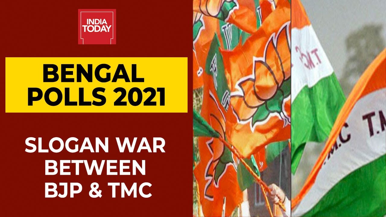 Slogan War Continues Between TMC & BJP In Battleground Bengal: Here's ...