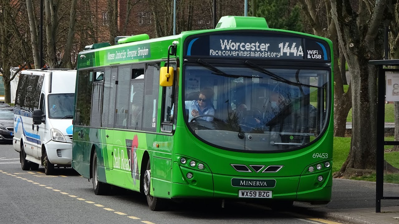 Volvo B7RLE Wright Eclipse 2 (144 to Worcester) WX59 BZG/69453//First ...