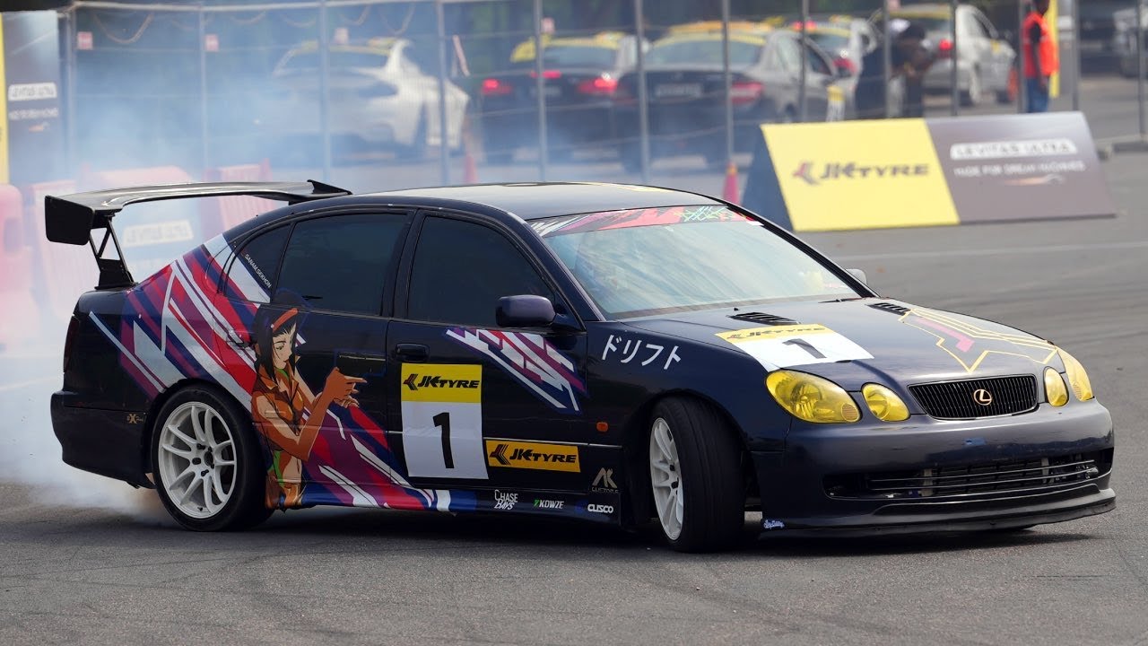 Sanam Sekhon Wins First Ever JK Tyre Drift Challenge in Modified Lexus ...