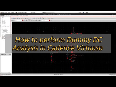 How to perform Dummy DC Analysis in Cadence Virtuoso | Rigging up CMOS ...