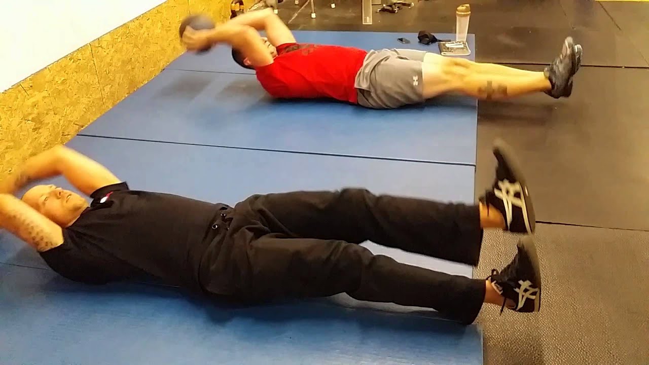 Suitcase Crunches - YouTube
