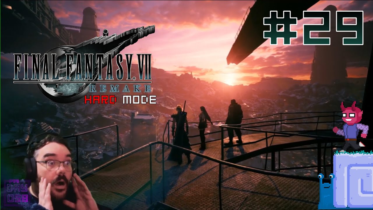 The Day Midgar Stood Still || E29 // Hard Mode || Final Fantasy VII Remake Adventure [Johnstruct ...