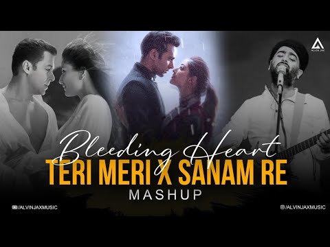 Bleeding Heart Mashup | Teri Meri x Sanam Re x Dua | Bollywood Chillout Mashup 2025