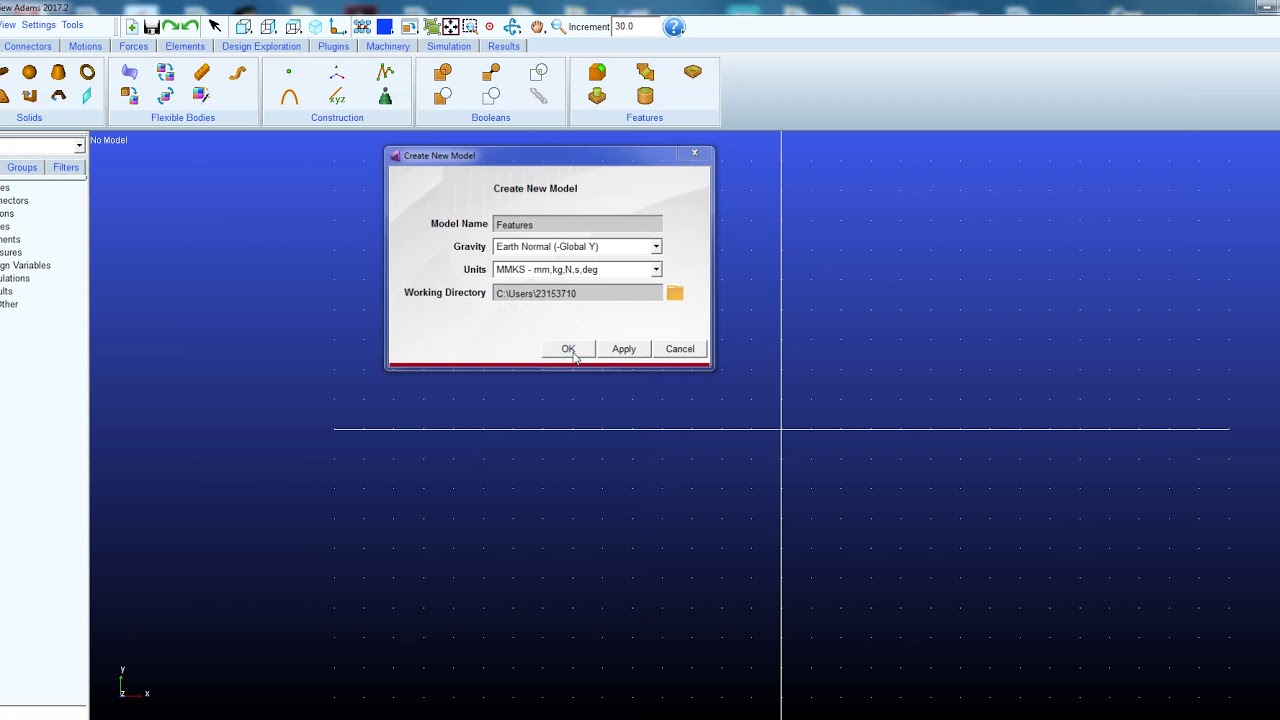 MSc. ADAMS - modeling features - YouTube