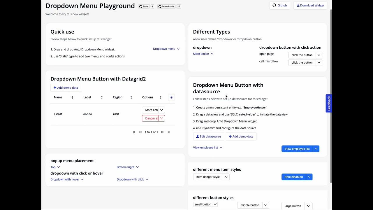 Antd Dropdown Menu - YouTube