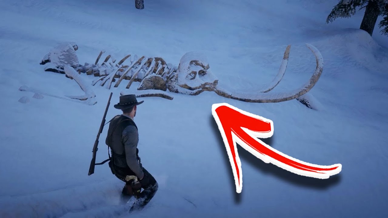 I found MAMMOTH in RDR2 - YouTube