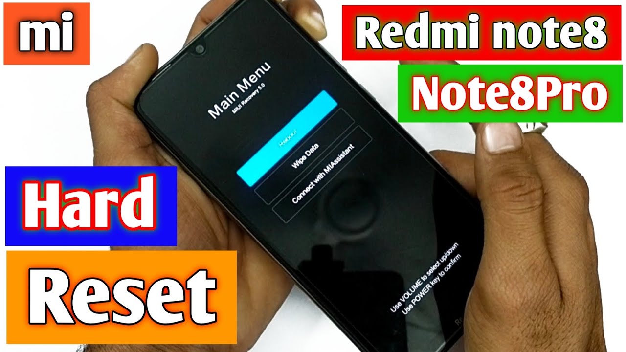 Redmi Note8/Note8Pro hard reset | Redmi note8 hard reset forgot password || @TadrishinfoTech ...