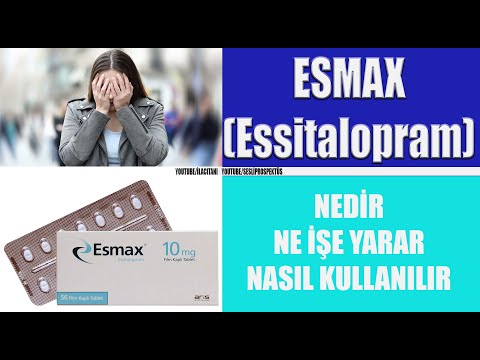 ESMAX TABLET (Essitalopram) Nedir, Niçin Kullanılır, Nasıl Kullanılır, Yan Etkileri Nelerdir?
