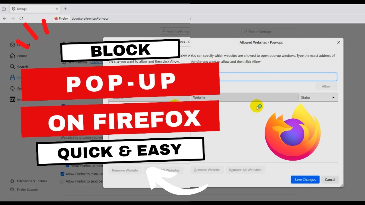 How to Block Pop-up Windows in Firefox Browser: Say Goodbye to Annoying ...