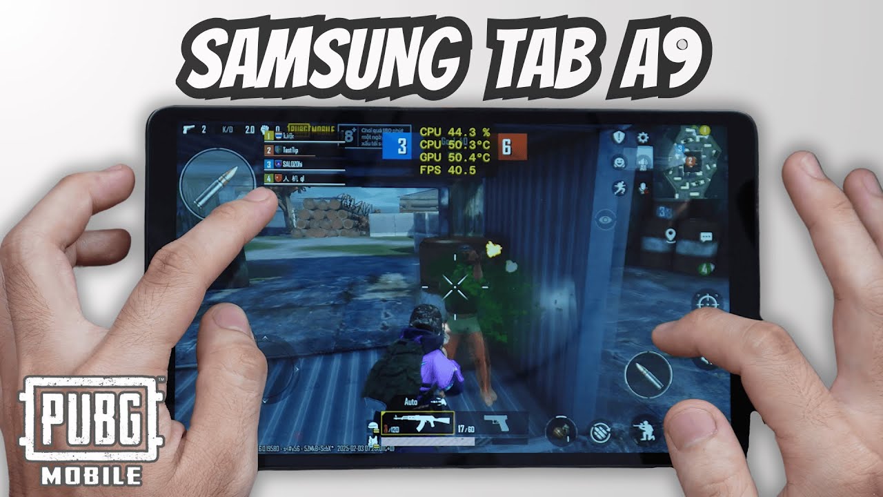 Samsung Tab A9 PUBG Mobile Gaming test - YouTube