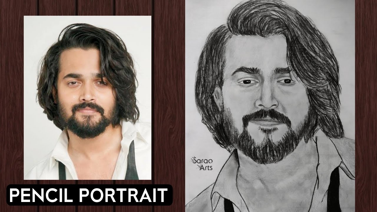 Pencil Portrait of BB Ki Vines | Realistic Drawing Tutorial - YouTube