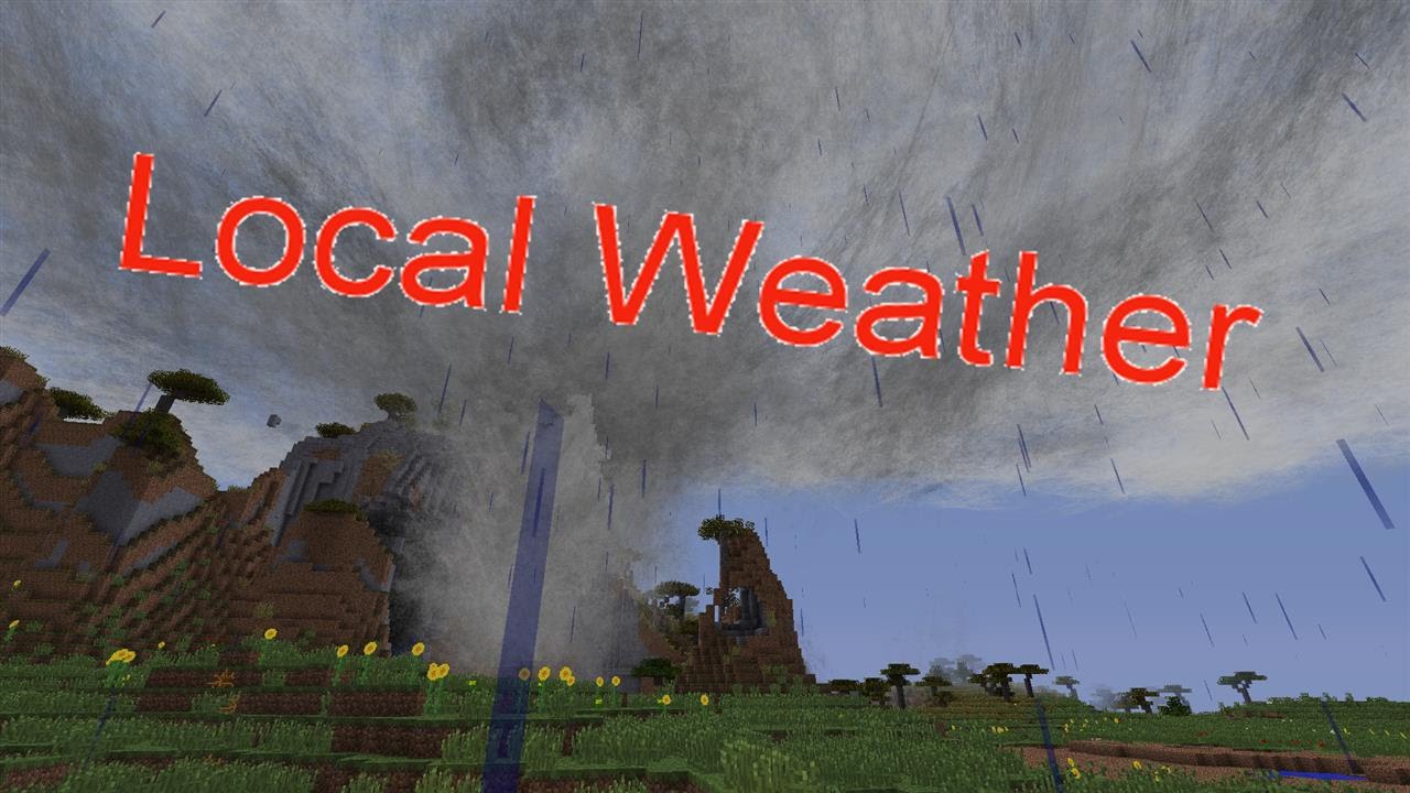[1.7.10] Minecraft Mods - Local Weather, Storms & Tornadoes - YouTube