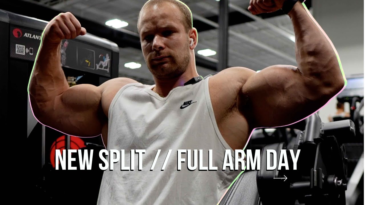 Day 12 - New Split Talk /Arm Day - YouTube
