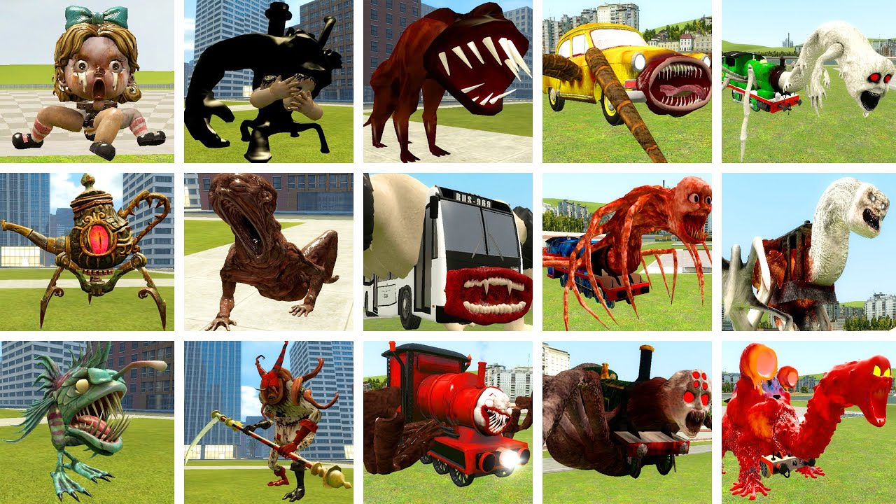 New Monster Battle:Giant Evil Bay,Cursed Thomas,Car Eater,Choo Choo ...