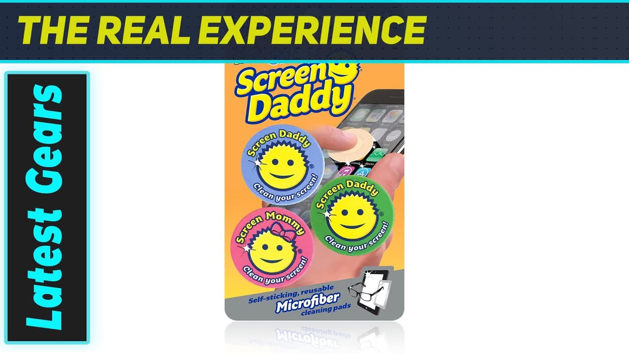 Best Screen Cleaner? Scrub Daddy Screen Daddy Test! - YouTube