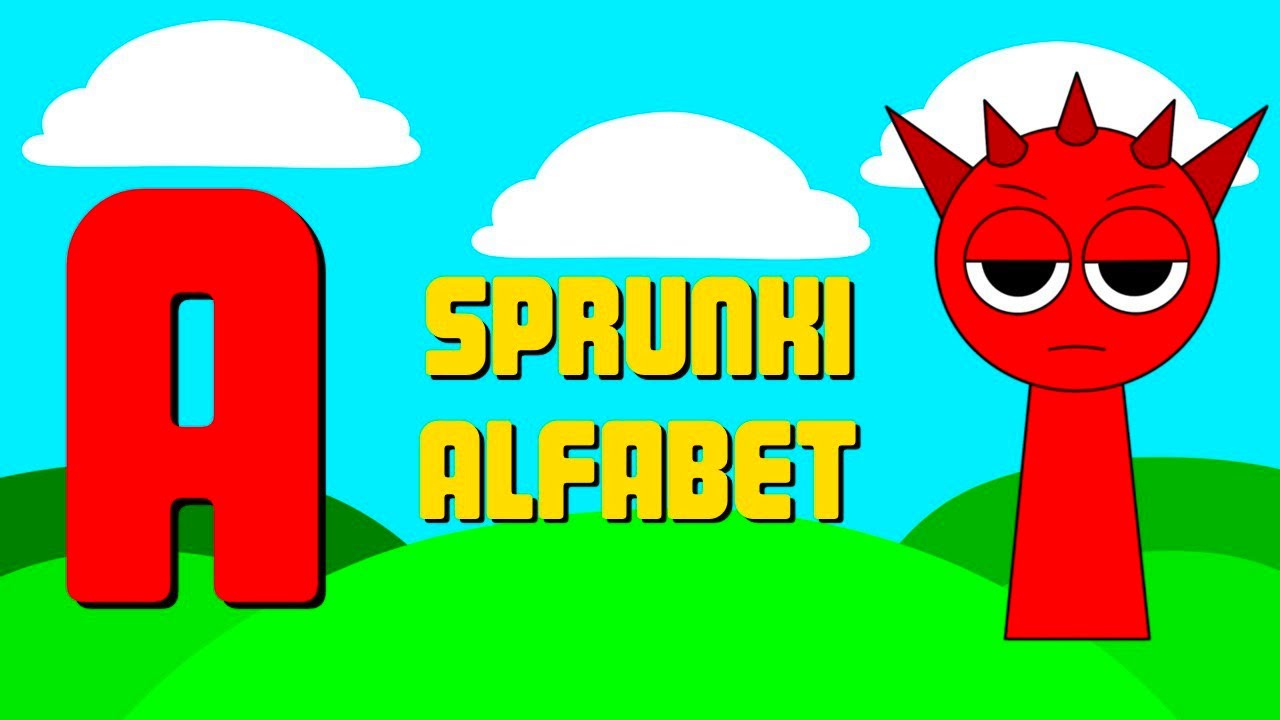 How to Draw Sprunki Alphabet | Step by Step Drawing - YouTube