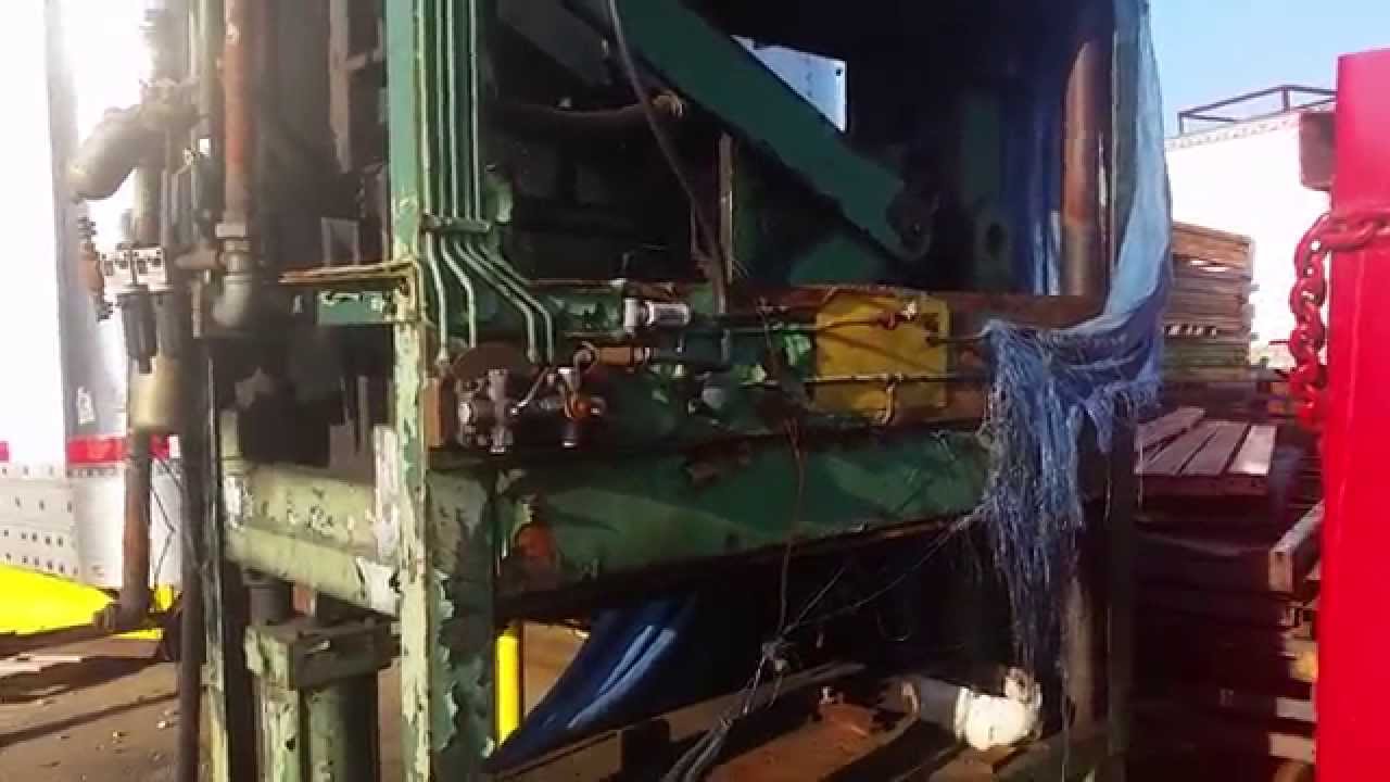 Old Punch Press / Press Brake Machine Put Out To Pasture - YouTube