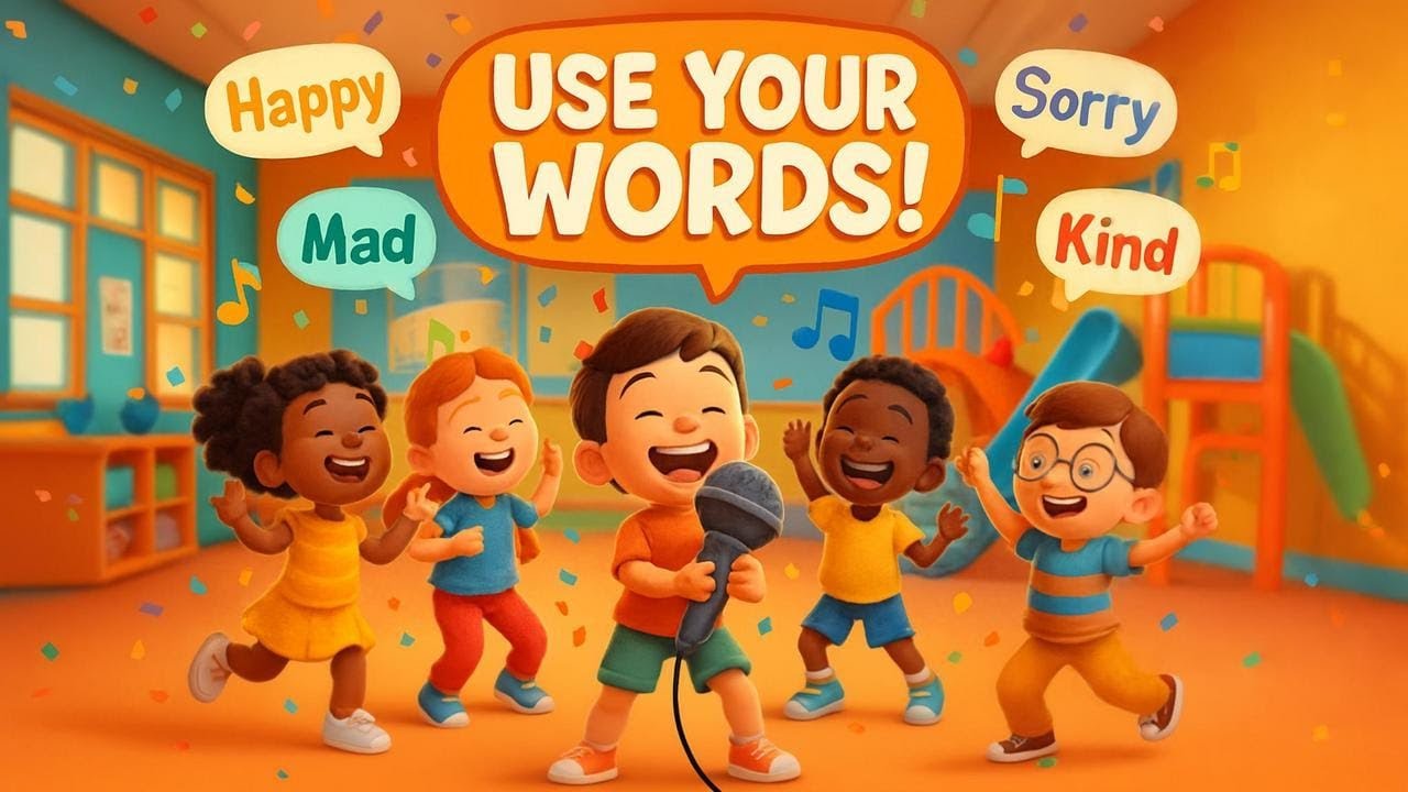 Use Your Words | Funky Kids Song About Feelings and Kind Communication ...