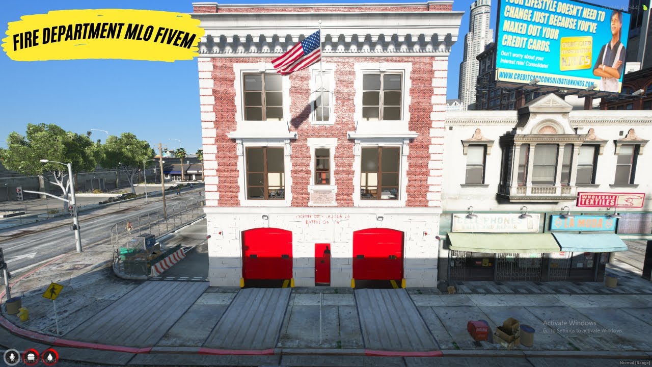 Fire department mlo fivem | Fivem Mods | Interior & map for Roleplay ...