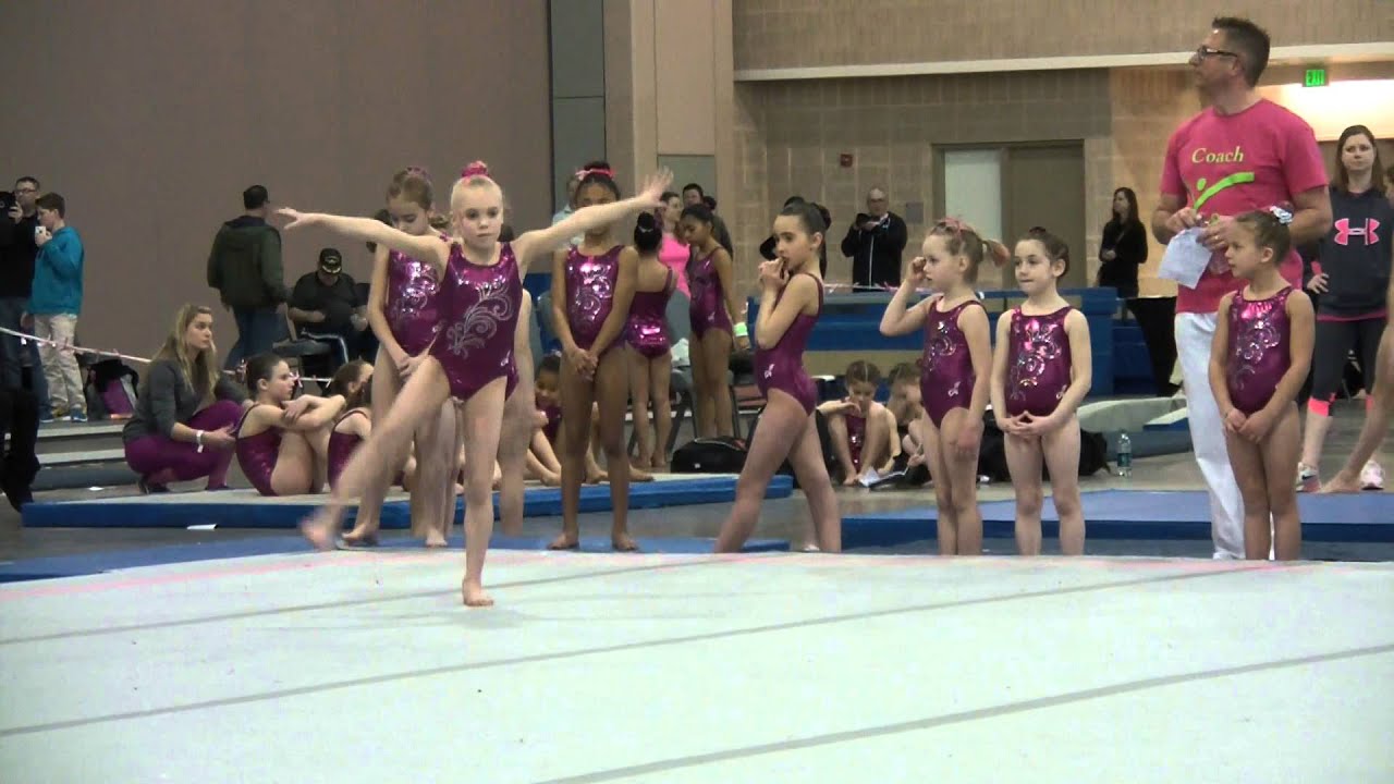 Taegan's Gym Meet - Pink Invitational - Philadelphia, PA - YouTube