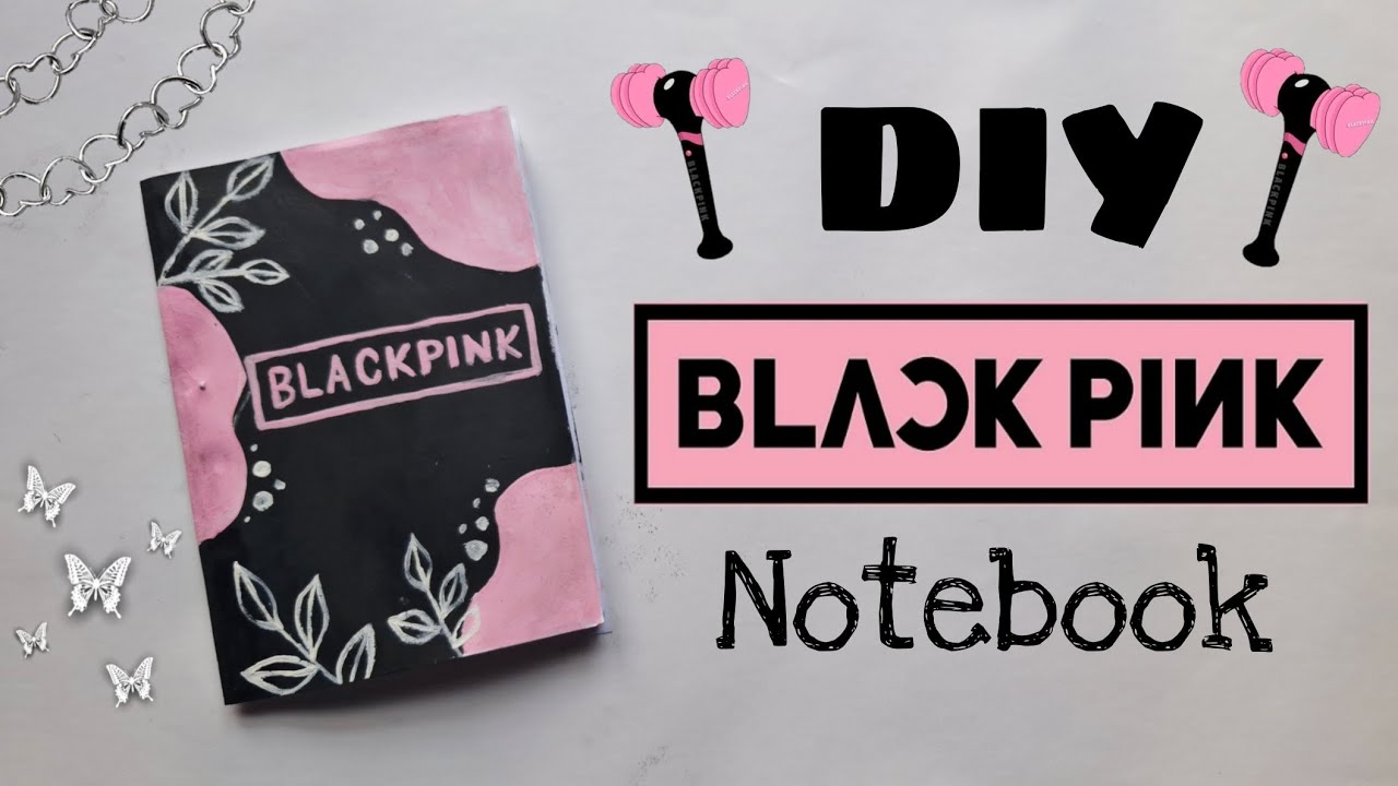 DIY BLACKPINK mini Notebook Tutorial - YouTube