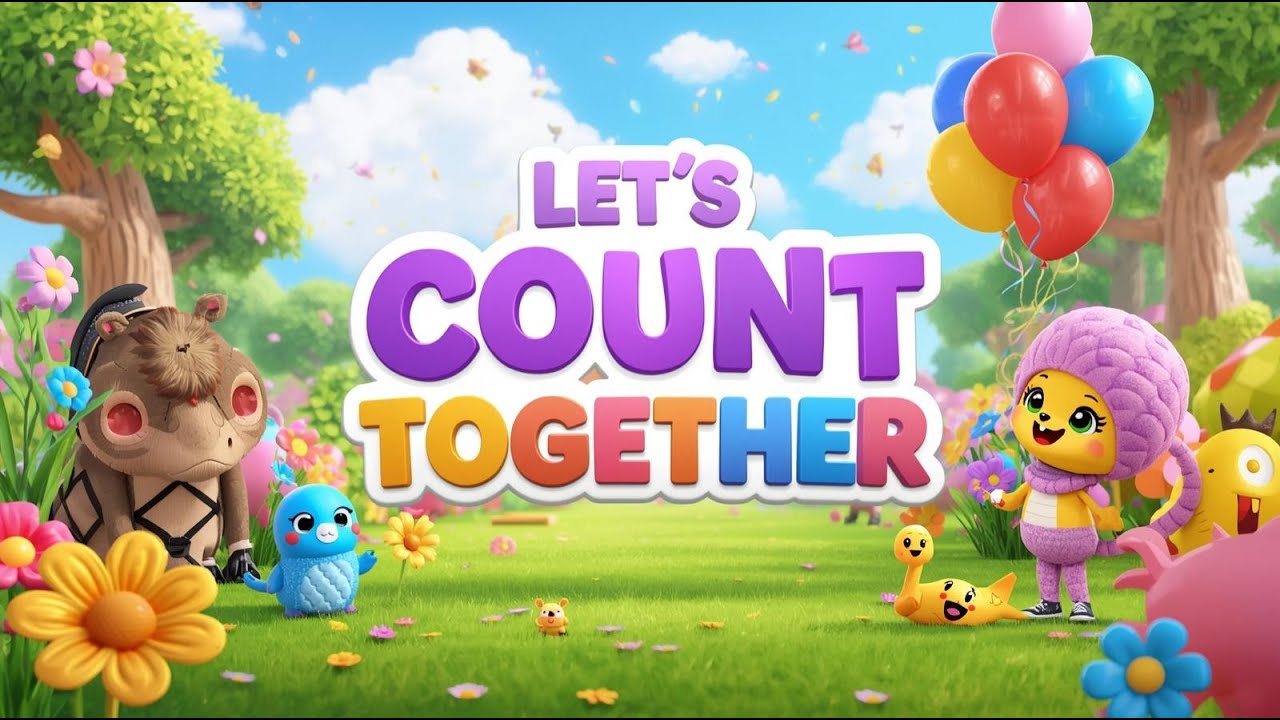 Let's Count Together | Counting Song for Kids | Action Song | Baby ...