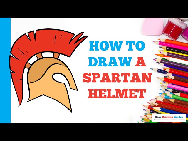 Ancient Spartan Helmet Drawing Spartan Logo With Ancient Greek Circle