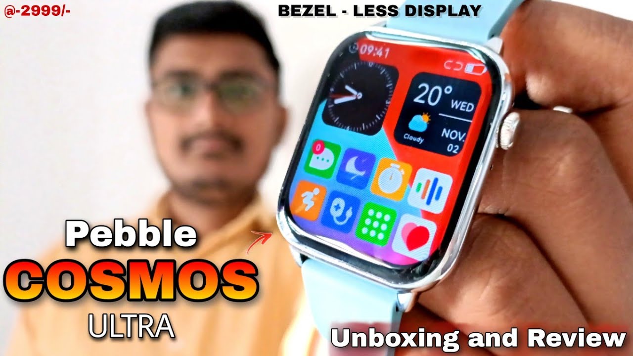 Pebble Cosmos Ultra Blutooth Calling SmartWatch | The Biggest Display 🔥 ...