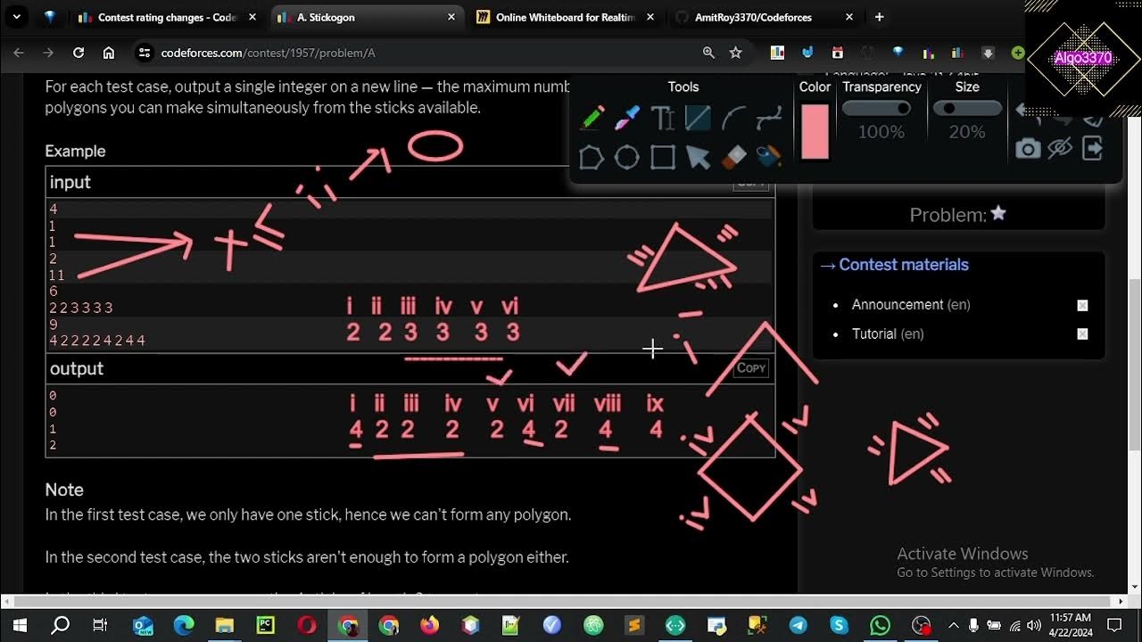 A. Stickogon | Codeforces Round 940 (Div. 2) and CodeCraft-23 | CP in Bangla - YouTube