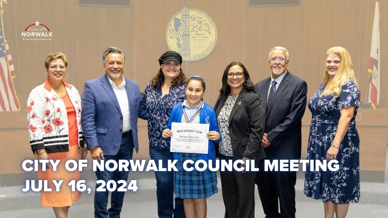 City of Norwalk Council Meeting 7/16/2024 Live Stream - YouTube