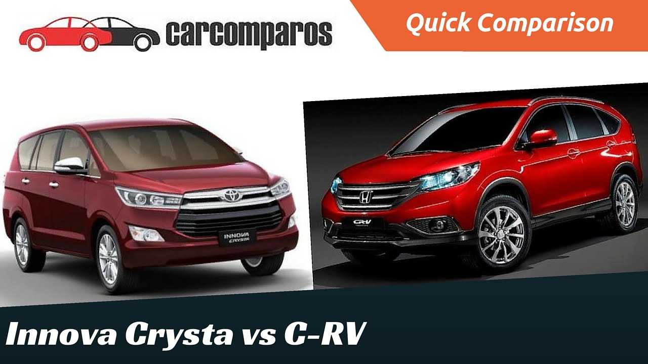 Innova Crysta vs Honda CRV Comparison Review - YouTube
