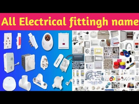 Essential Electrical Wiring Materials Name & Pictures 🔥🆕 House Wiring ...